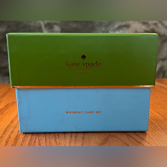 kate spade | Office | Nib Kate Spade Birthday Card Stationary Set ...